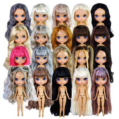 ICY DBS小布娃娃日烧肌光面磨砂脸嘟嘟嘴喷妆改妆成品裸娃19关节