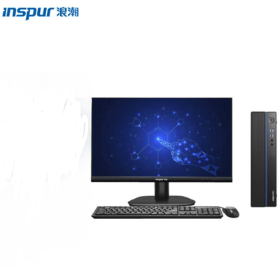 浪潮英政CE720F国产信创电脑飞腾D2000/8G/256G/24寸显示器WPS