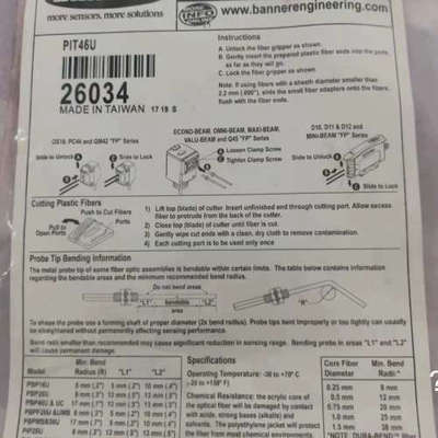 议价商品邦纳 BANNER PIT46U 26034  全新原装正品