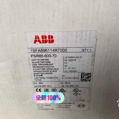 议价商品原装 ABB 1SFA896114R7000 软启动器 PS