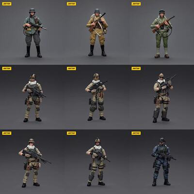 JOYTOY暗源1/18 军兵系列 德美苏俄军三角洲部队关节可动兵人模型