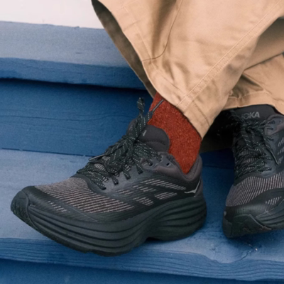 HOKA Bondi 8 TS Caged 运动透气减震跑鞋 1155391-BBLC