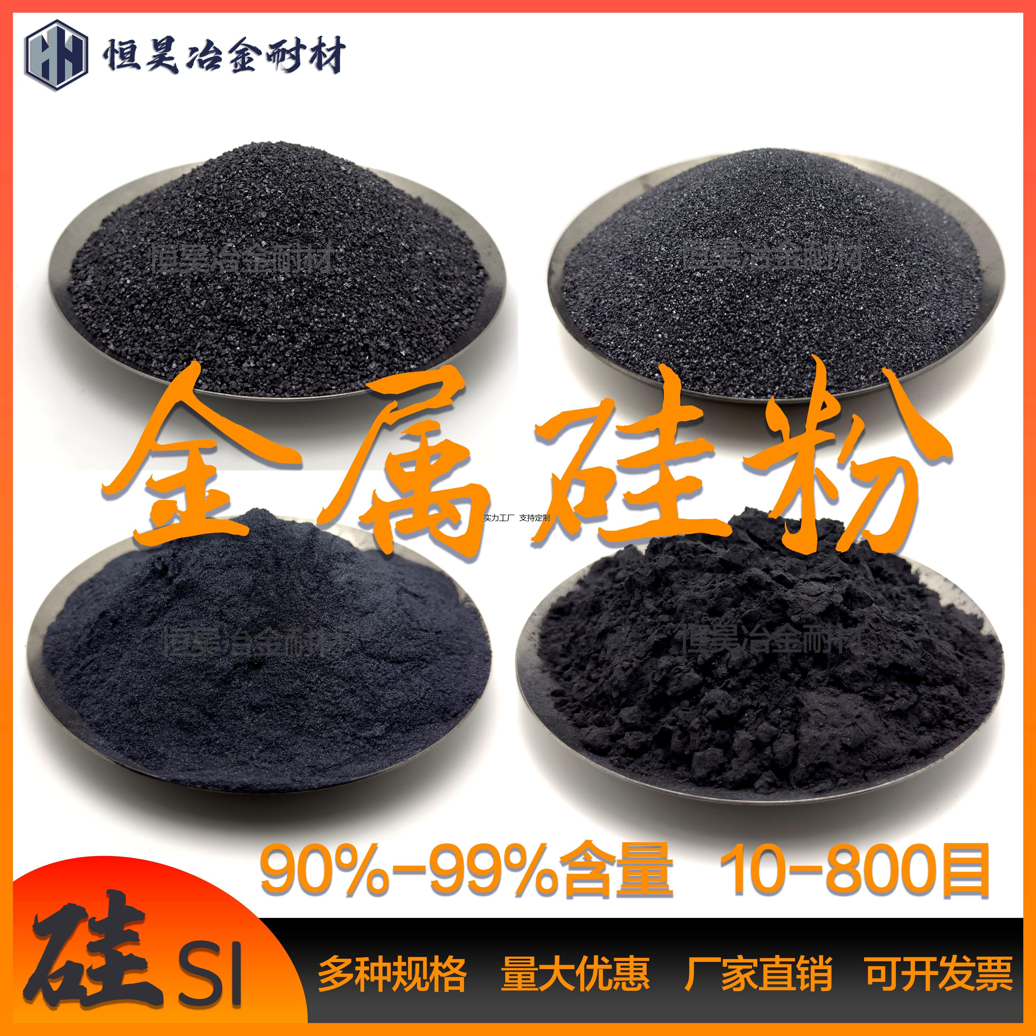 定制金属硅粉工业硅粉553耐火原材料实验专用Si99%高纯超细单晶硅
