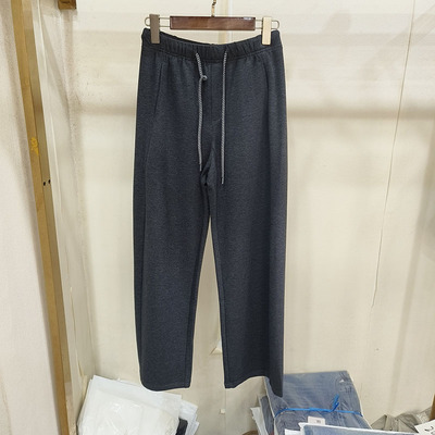 正品千姿丽人2609高腰烫钻阔腿裤