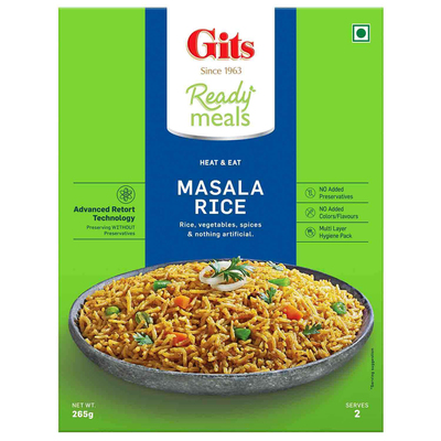 Ready meals Ready to eat Gits masala rice 速食咖喱