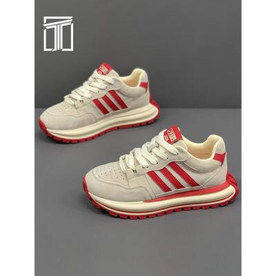 香港ITMY3 2025春季新款男鞋限定本命年红色鞋运动休闲鞋阿甘潮鞋