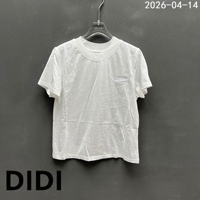 欧洲站2026夏季新款PH23短袖T恤女百搭圆领显瘦口袋简约上衣8210