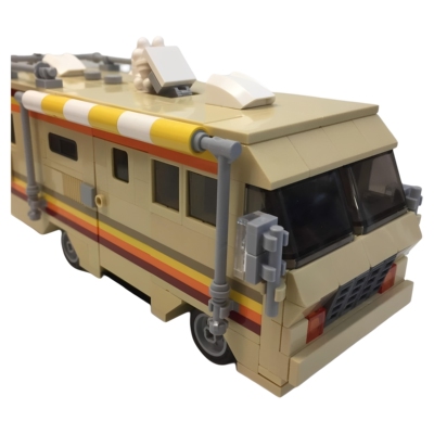 现货小颗粒MOC-17836绝命毒师房车水晶船积木玩具模型礼物摆件