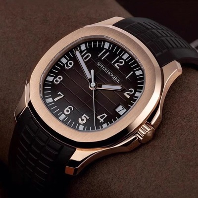 2025新款手雷手表男8215机芯硅胶带机械表防水日历运动pp男士腕表