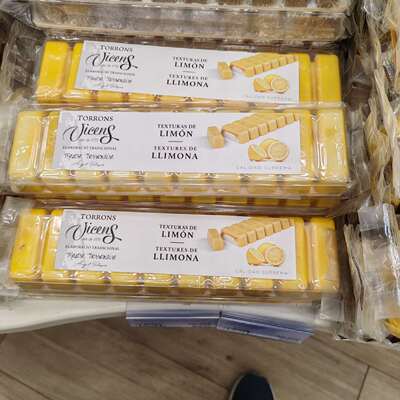 旺购上品 西班牙代购VICENS  TURRON LIMON进口柠檬味巧克力 袋装