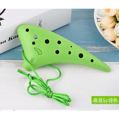 高档台湾TNG塑胶陶笛1孔生中音小C学专用树脂2S高音6孔初学者防摔