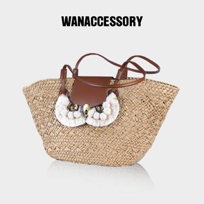 WANACCESSORY万蔻FACE ON/OFF系列草编度假包套组 原创设计