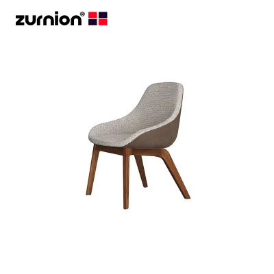 zurnion创意设计师家具morph dining chair变形椅实木会客餐椅