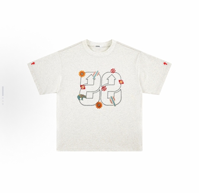 88rising 起源系列 休闲落肩重磅百搭圆领短袖T恤 男女同款