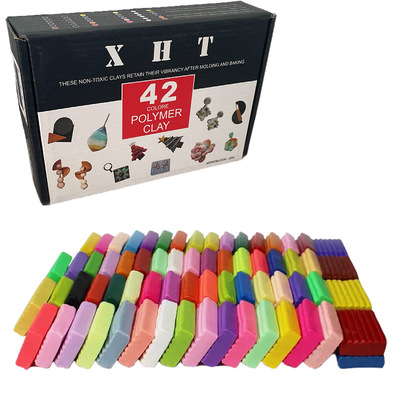 馨睿24色海洋系列套装软陶泥创意冰箱贴diy烘烤定型polymer clay