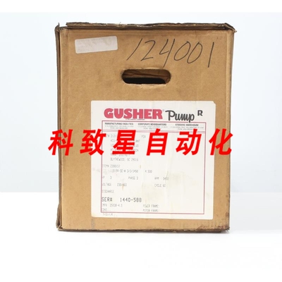 工业配件GUSHER 11019A-SE-A 离心泵 3HP 230/460V-AC