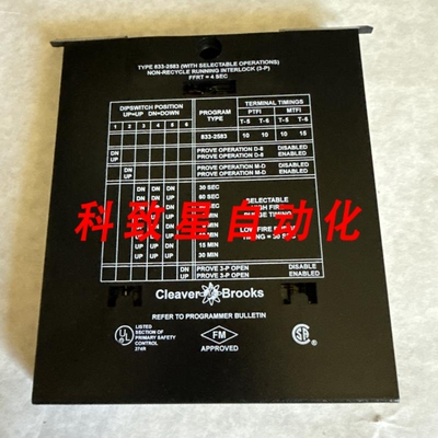 工业配件CLEAVER 833583 PROGRAMMER MODULE 833 2583 8332583 CO