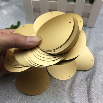 diy圆形金色手工大亮片
