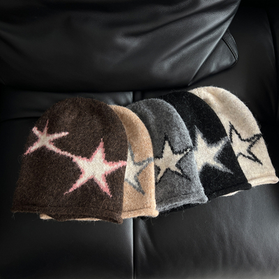 韩国ins星星堆堆套头帽