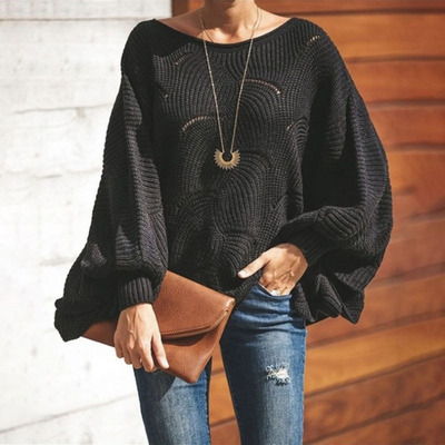 plus size 43 women loose sweaters batwing coat ladies knit