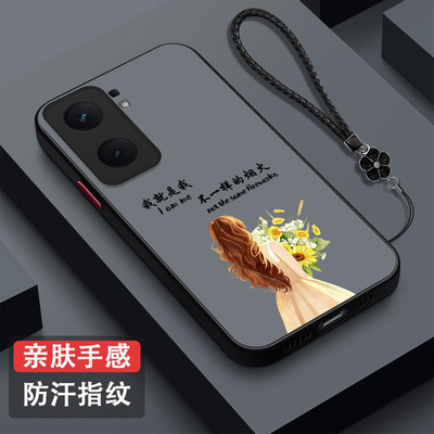 适用iqoo Neo9手机壳V2338A磨砂VoviIpooneo9新款iqqoneo9半透明voneo9保护套全包防摔高级感奢华潮女纯色