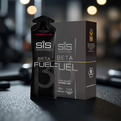 SIS能量胶双倍黑胶马拉松骑行训练比赛补充 BETAFUEL草莓60mlx6条