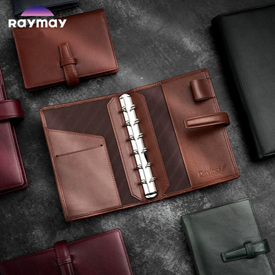 RAYMAY藤井Davinci达芬奇手帐Super Royce经典款头层牛皮活页复古手账本