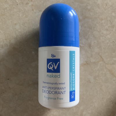 现货澳洲QV Naked Anti-Perspirant止汗滚珠 80G