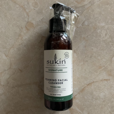 现货澳洲Sukin苏芊Foaming Facial Cleanser洗面奶 125ml
