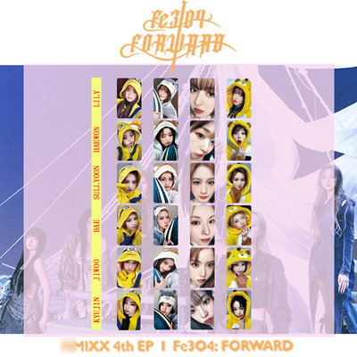 NMIXX爻FE3O4 FORWARD MAKESTAR特典卡吴海媛明星自印小卡INS雪允