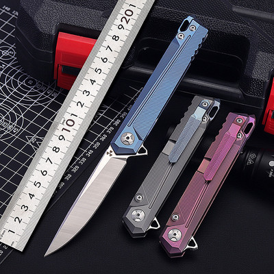 丛林刃粉末钢钛合金高硬度折刀