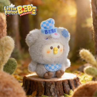 正品小鹦鹉BEBE小树林派对毛绒盲盒挂件潮玩可爱公仔玩偶礼物送人