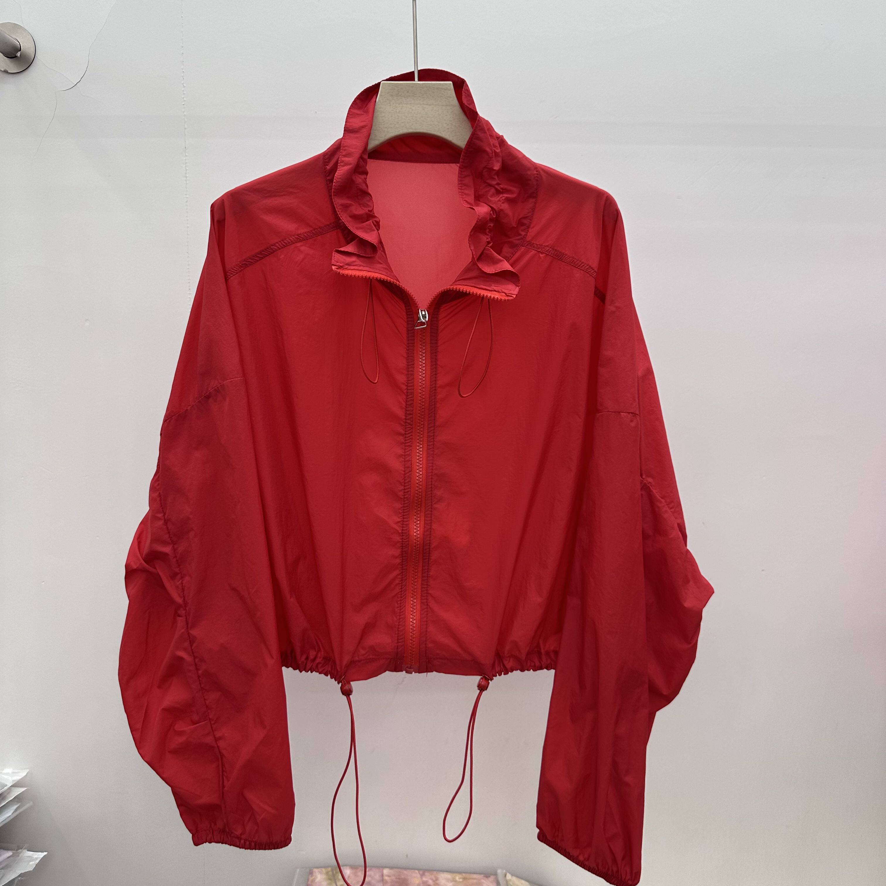 鑫思瑜专柜正品新款夏季女装短款大码妈妈装透气防晒服外套女AA