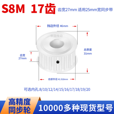 HUAGUANG同步带轮传动件当天发货
