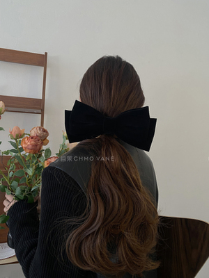 密实又硬挺！秋冬超大蝴蝶结发夹