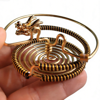 徐一舟手工蝈蝈叫罐子活体鸣虫具配件胆簧大全黑金龙头黄铜等距簧