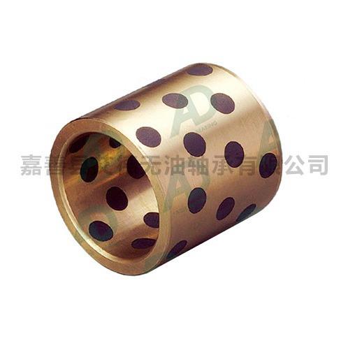 石墨铜套自润滑滑动石墨铜套无油轴承直线轴套复合含油轴承