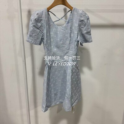 MixMax/ins特卖2023夏季新国内专柜正品短袖连衣裙1232260033-999