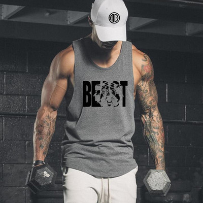 2025 NEW Fitness Sports Tank Tops Men Gyms Crossfit