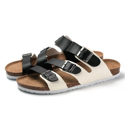 men cork slide sandals flipflops slippers outdoor男外穿拖鞋