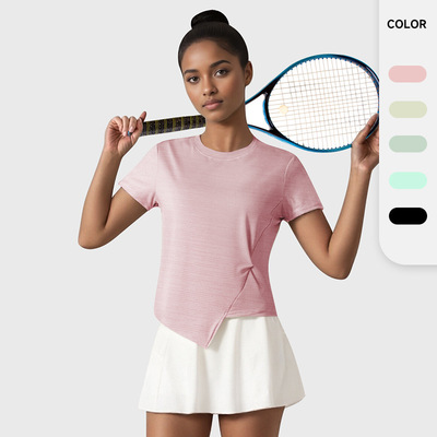 quick dry t-shirt shirt compression tee tops欧美女运动短袖