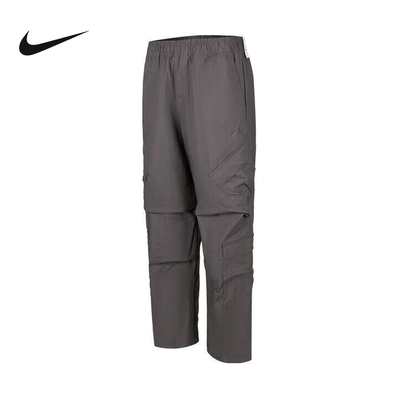 Jordan耐克男子夏季飞人直筒休闲工装透气宽松运动长裤HV0531-068