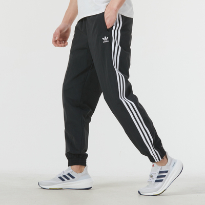 Adidas阿迪达斯三叶草男梭织休闲裤正品新款运动裤收口长裤IT2501