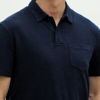 PHEATHER斐德 803通勤纯棉珠地休闲短袖Polo衫