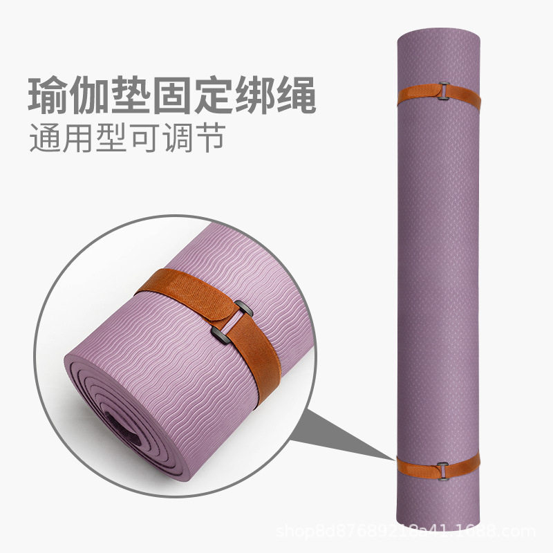 瑜伽垫捆绑带毛扣瑜伽垫粘扣带子魔术贴搭扣粘扣带捆易收纳绳子