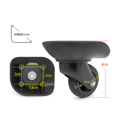 外交官行李箱静音顺滑万向轮配件