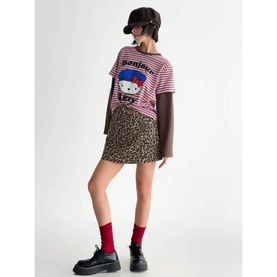 九1105韩国东大门裤子裙裤区ILLO-8689522甜美复古秋冬都市韩版