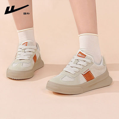 回力女鞋复古德训鞋2026春季新款休闲板鞋舒适慵懒百搭运动小白鞋