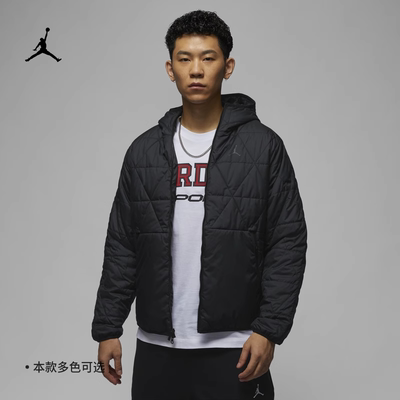 耐克男子休闲薄棉保暖夹克外套