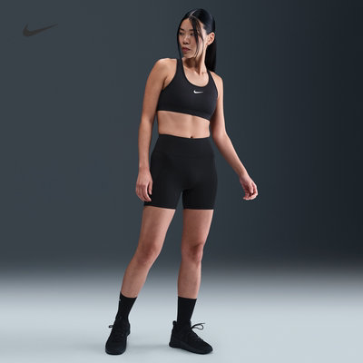 耐克/NIKE女子速干透气紧身高腰训练骑行运动短裤HQ6833-010-696